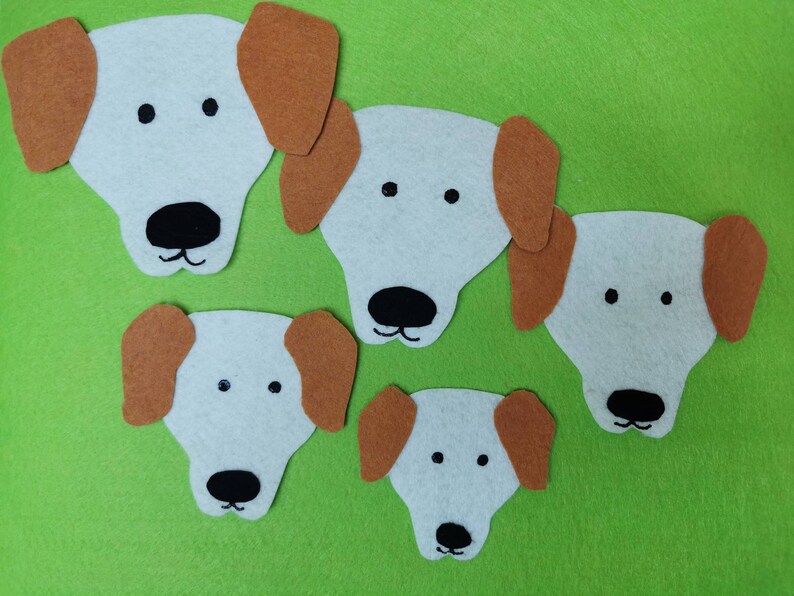 Dog Bones Felt Board Story/puppy Flannel - Etsy
