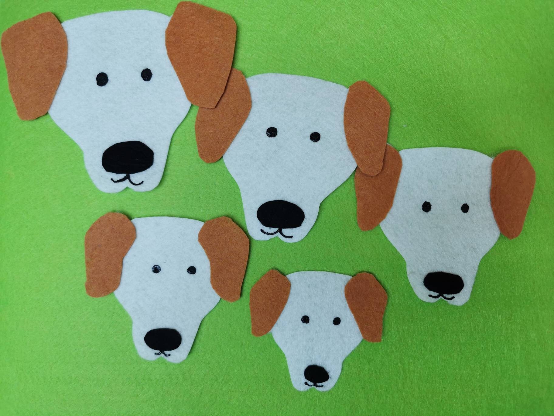 Dog Bones Felt Board Story/puppy Flannel - Etsy