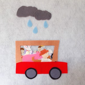 Mr Gumpy's Motor Car Felt Story/flannel Felt Story/preschool/teacher ...