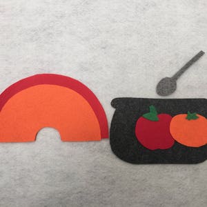 Rainbow Stew Felt Story/rainbow Puzzle//rainbow Colors Felt Story ...