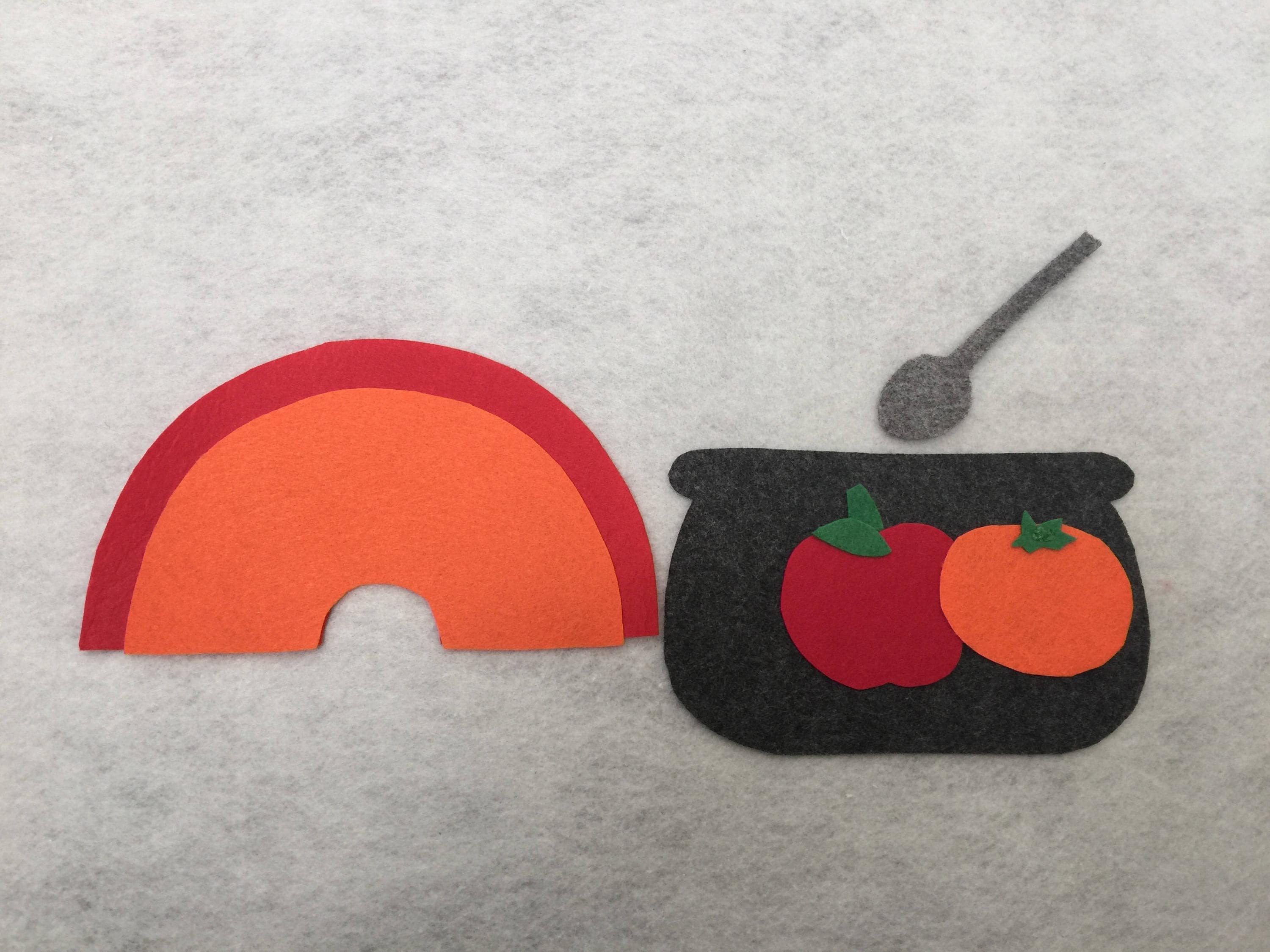 Rainbow Stew Felt Story/Rainbow Puzzle//Rainbow Colors Felt | Etsy