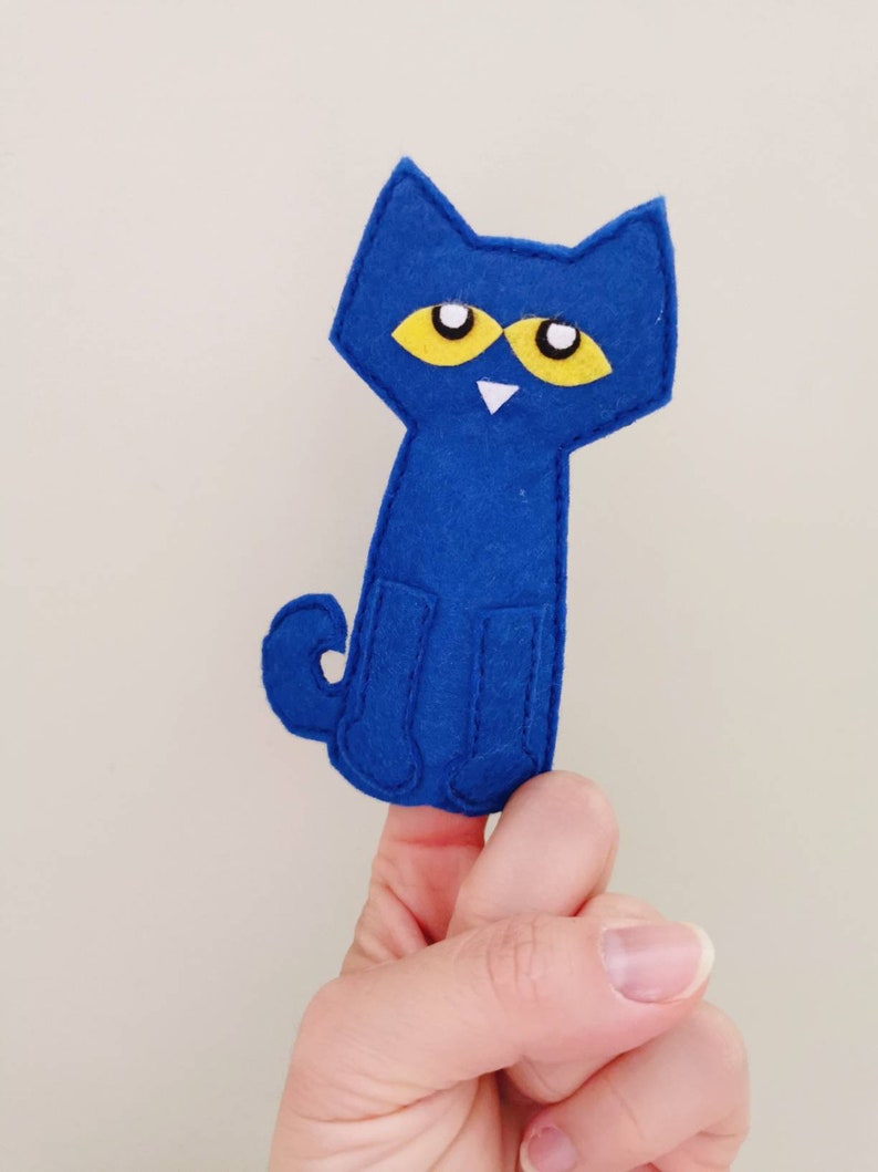 Pete the Cat: Five Little Pumpkins Finger Puppets Felt Board - Etsy