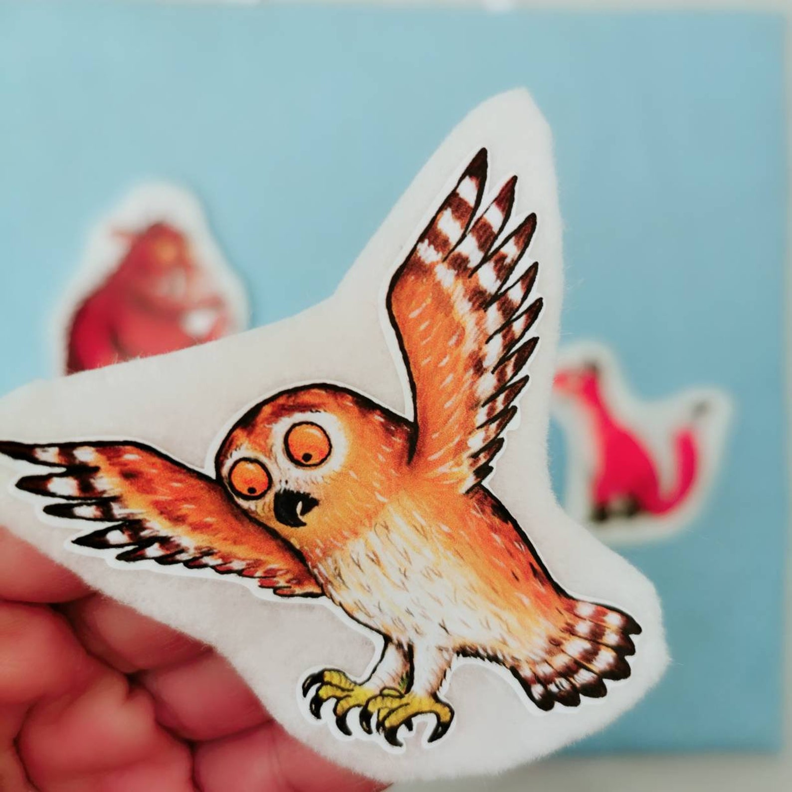The Gruffalo Hand Puppet/flannel Board/felt - Etsy Canada