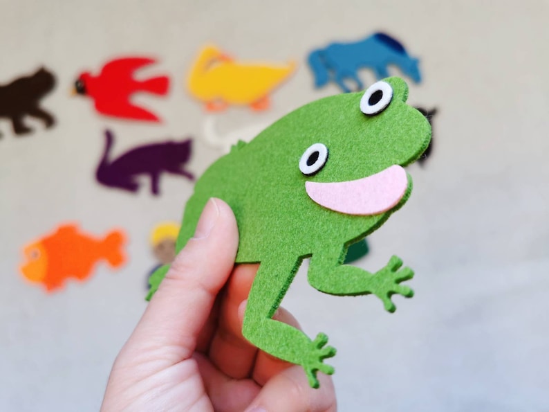 Brown Bear Brown Bear What Do You See Flannel Felt Story/laser | Etsy