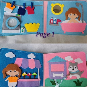 Felt Busy Book/quiet Book/educational - Etsy