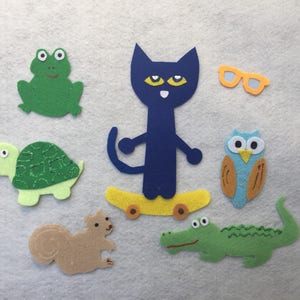 Pete the Cat and His Magic Sunglasses Felt Board Story/circle Time ...