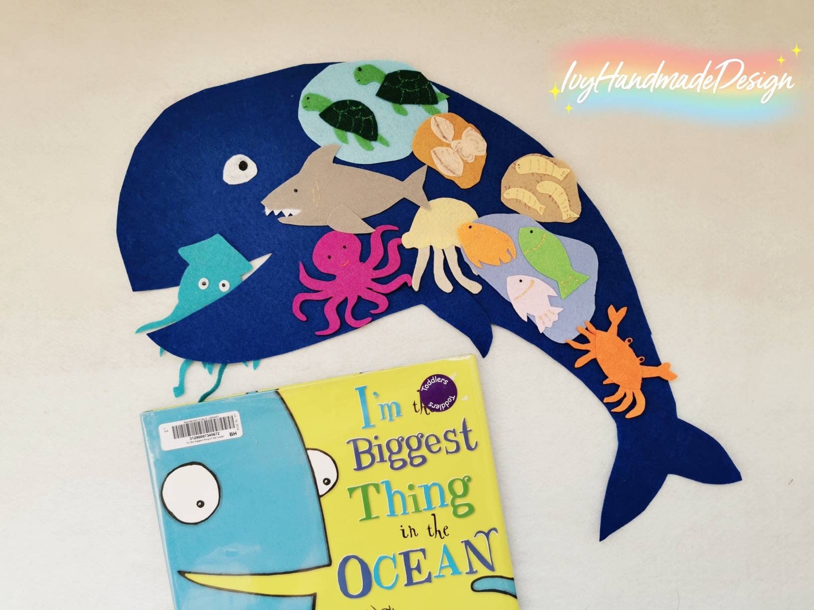 I'm the Biggest Thing in the Ocean Children Story Flannel - Etsy Canada