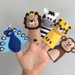 Zoo/jungle/forest/animal Finger Puppet Felt Story/australian Animal ...