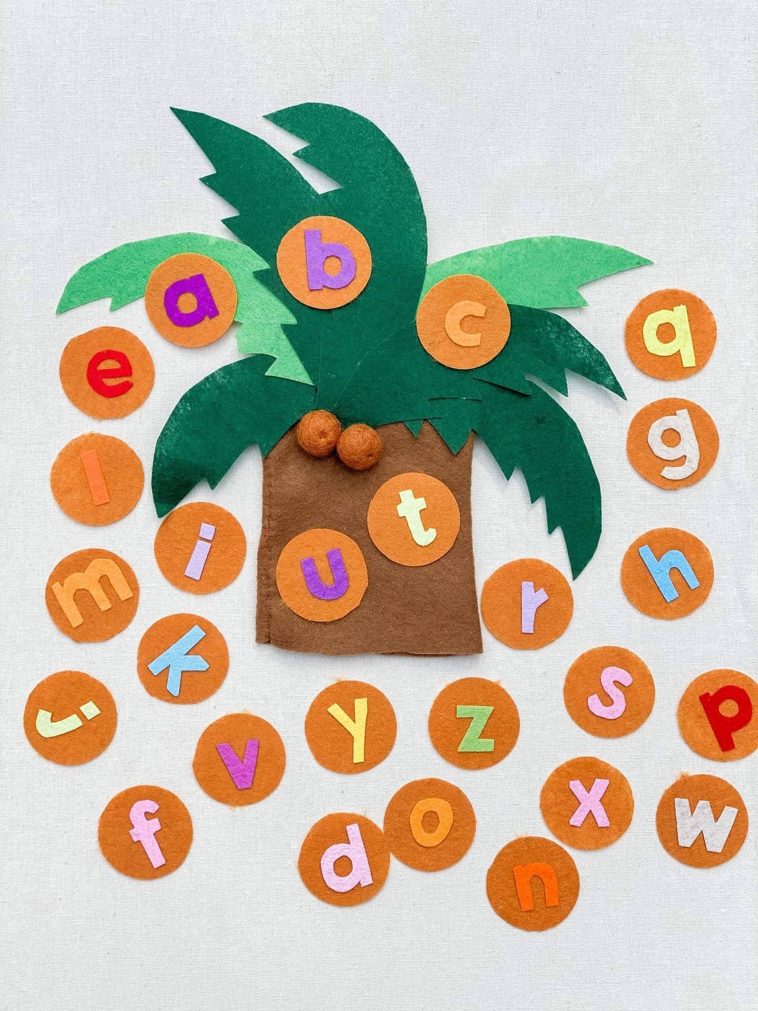 Chicka Chicka Boom Boom Felt / Flannel Board Story/alphabet - Etsy Canada