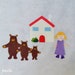 Goldilocks and the Three Bears Felt Story/preschool/circle Time ...
