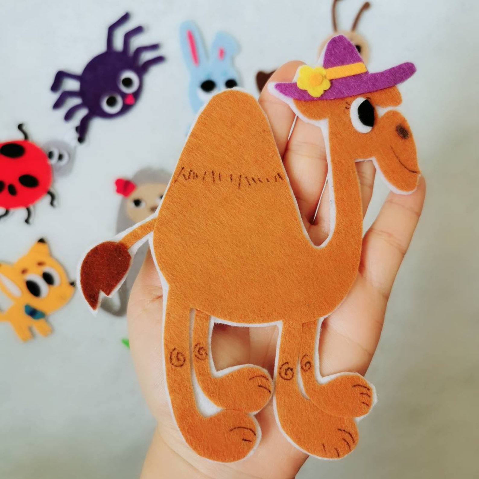 Alice the Camel Felt Story/counting Flannel Board/preschool/circle Time ...