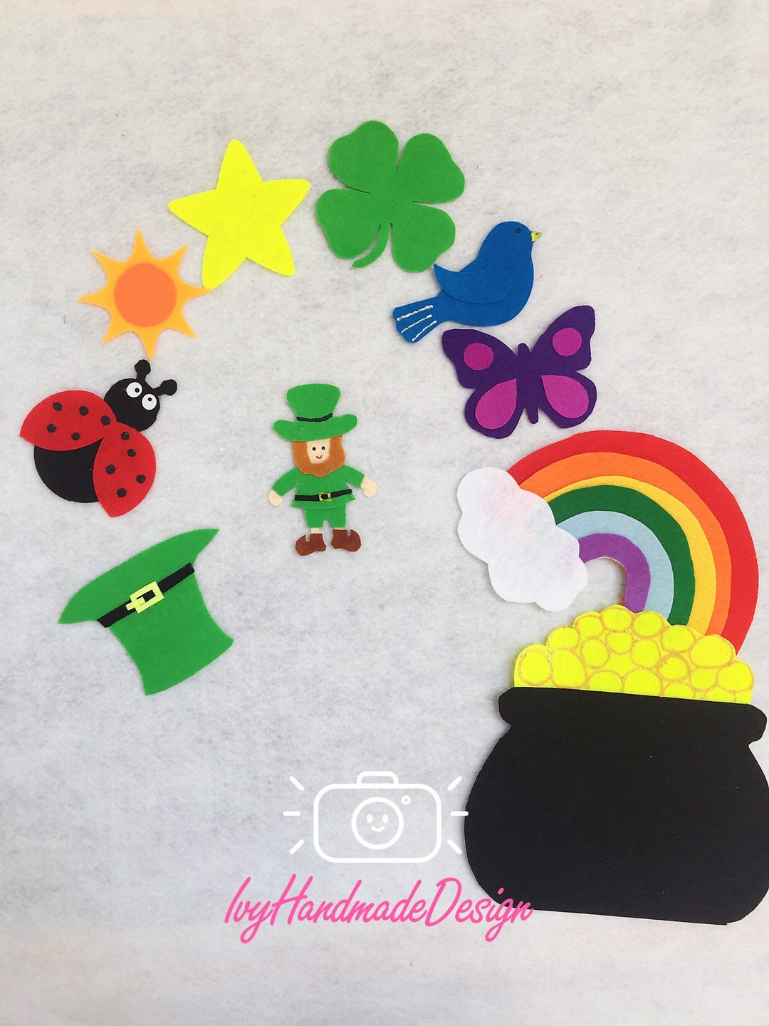 Saint Patrick Felt Story/lucky Charms Flannel Story/shamrock Felt Board ...