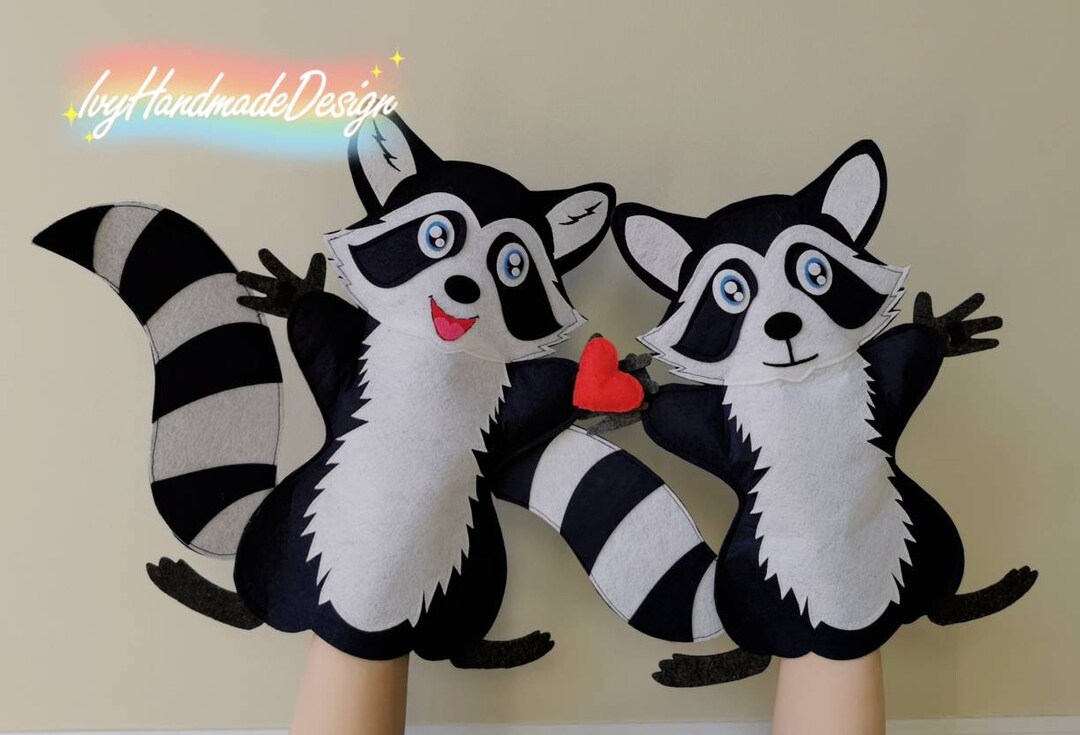 The Kissing Hand Felt Hand Puppet/flannel Board Set/ece/preschool ...