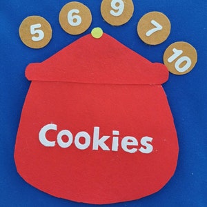 10 Little Cookies Felt Board Story/who Stole the Cookies From the ...
