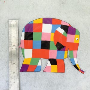 Elmer/the Story of a Patchwork Elephant/felt Story Set/teaching ...
