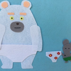 Polar Bear's Underwear Flannel Board Sets/felt Story/circle Time ...
