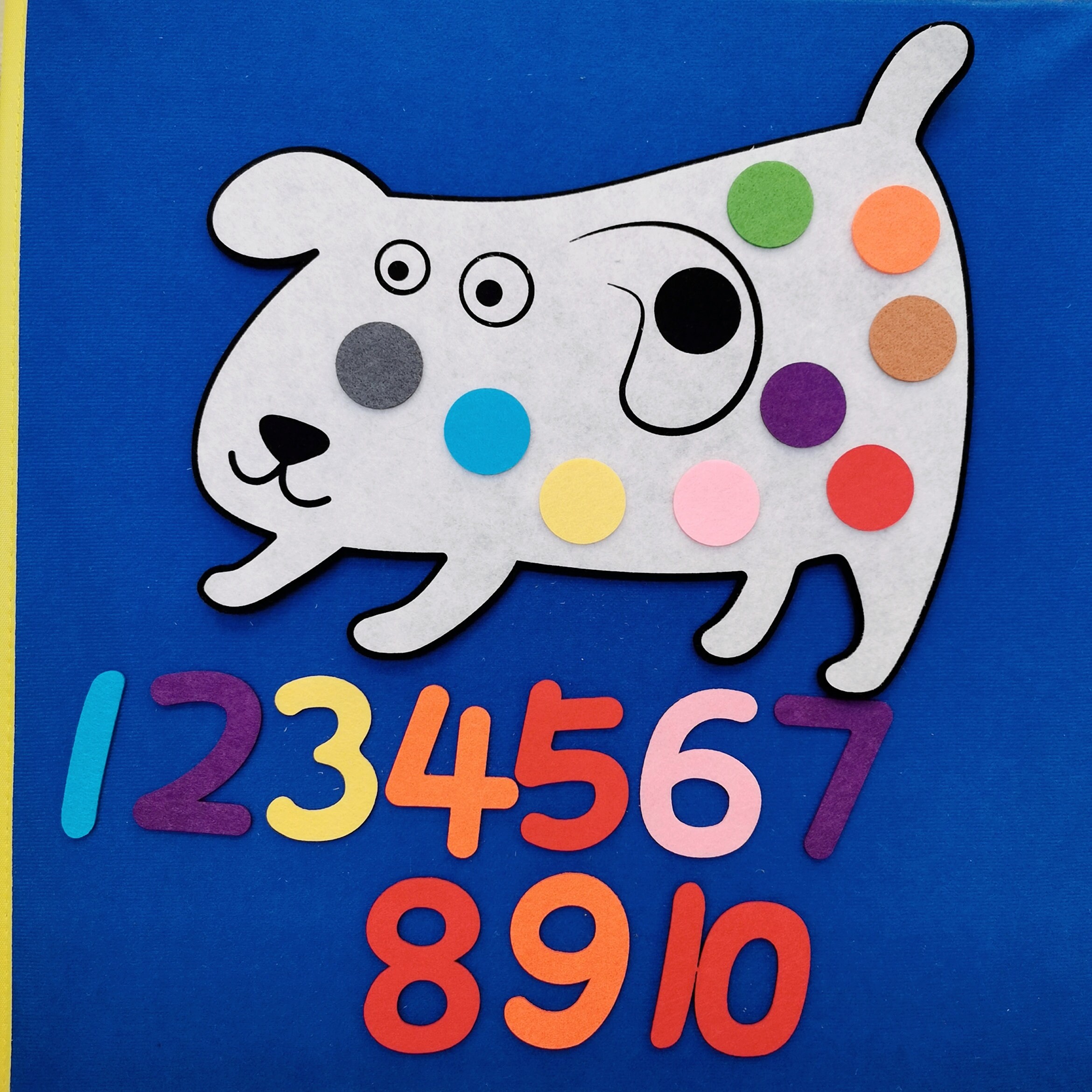 Dog's Colorful Day Felt Story Set/teaching Resource/ - Etsy Canada