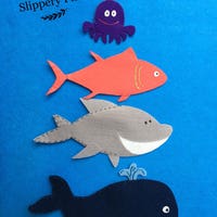 Slippery Fish Felt / Flannel Board / Puppet Set for Literacy and Speech ...