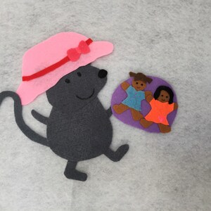 Mouse's First Day of School Felt Story/flannel Board/preschool/teacher ...