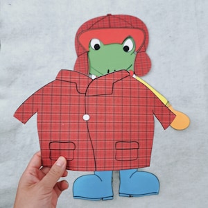 Froggy Gets Dressed Felt Board Activity/flannel Board/imagination ...