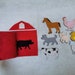 Who's Behind Barn Door Game/farm Animal Felt Board Story/flannel Board ...