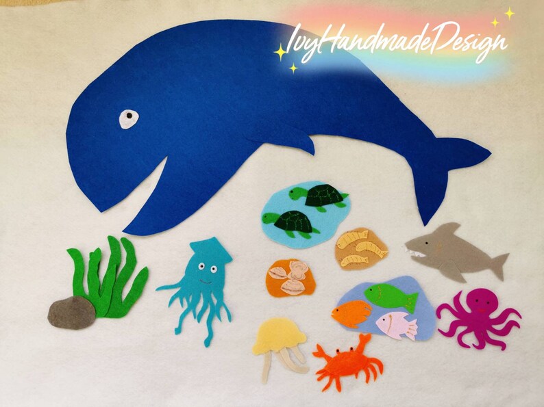 I'm the Biggest Thing in the Ocean Children Story Flannel Board Story ...