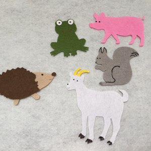 Apple Trouble Felt Story/hedgehog Flannel Board/animal/circle | Etsy