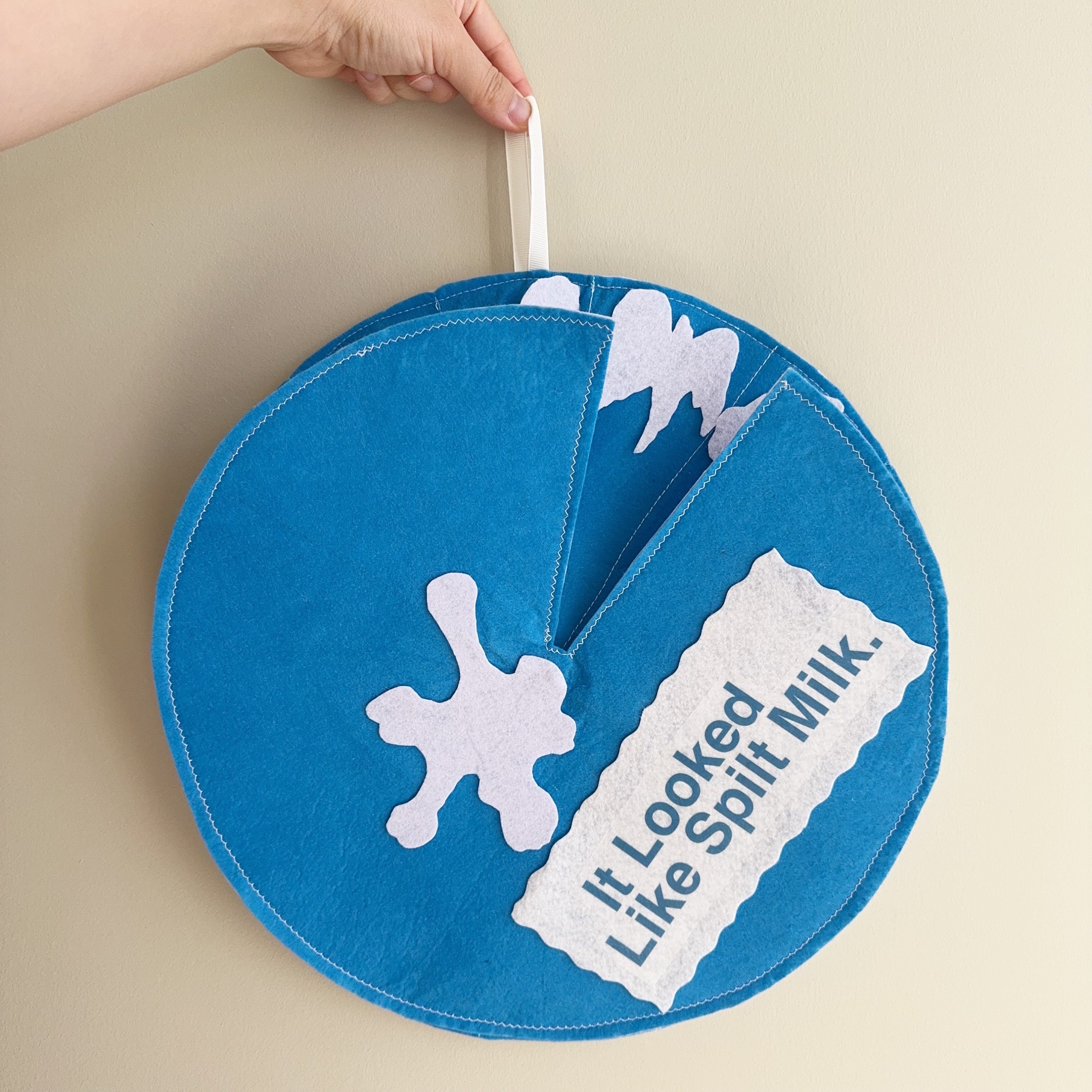 It Looked Like Spilt Milk Wheel Game/felt Board/circle Time/felt ...