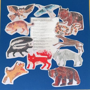 Baby Bear, Baby Bear,what Do You See Flannel Felt Story/preschool ...