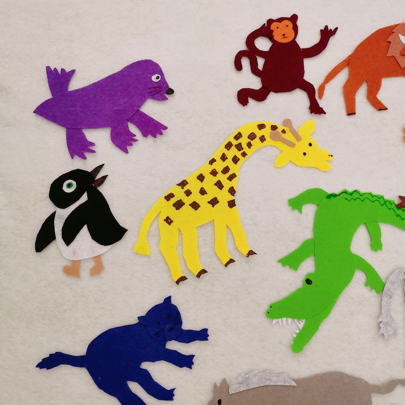 From Head to Toe Felt Story/flannel Board/circle Time/teaching - Etsy