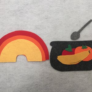 Rainbow Stew Felt Story/rainbow Puzzle//rainbow Colors Felt Story ...