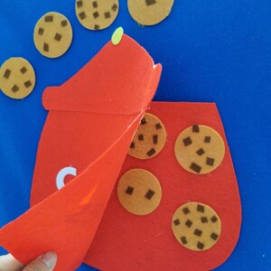10 Little Cookies Felt Board Story/who Stole the Cookies From the ...
