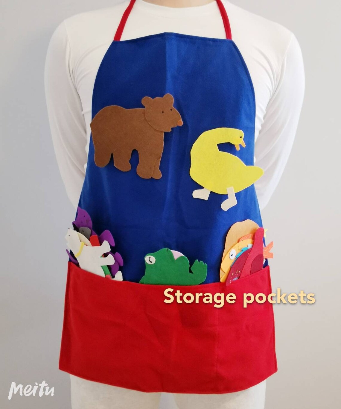 Show and Tell Apron/storytelling/felt Story/flannel | Etsy