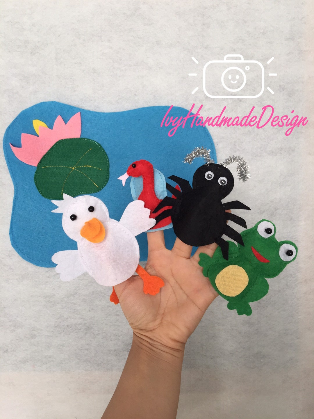 Little White Duck Felt Story/flannel Board/preschool/teacher Story ...