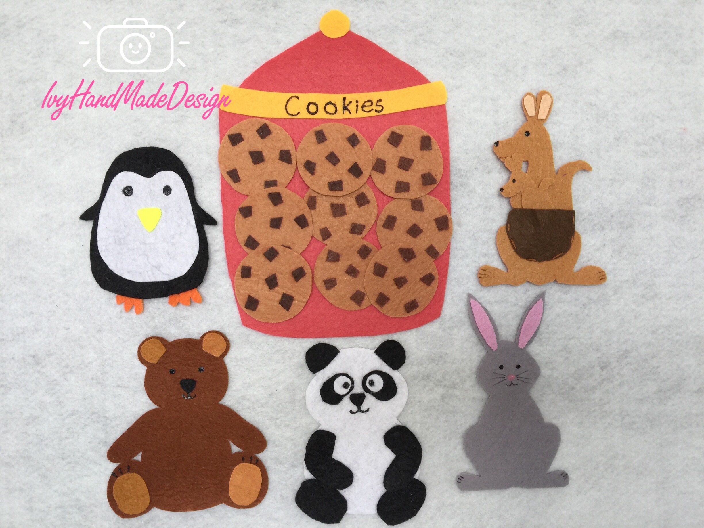 Who Stole the Cookie From the Cookie Jar Felt Story/flannel | Etsy Canada