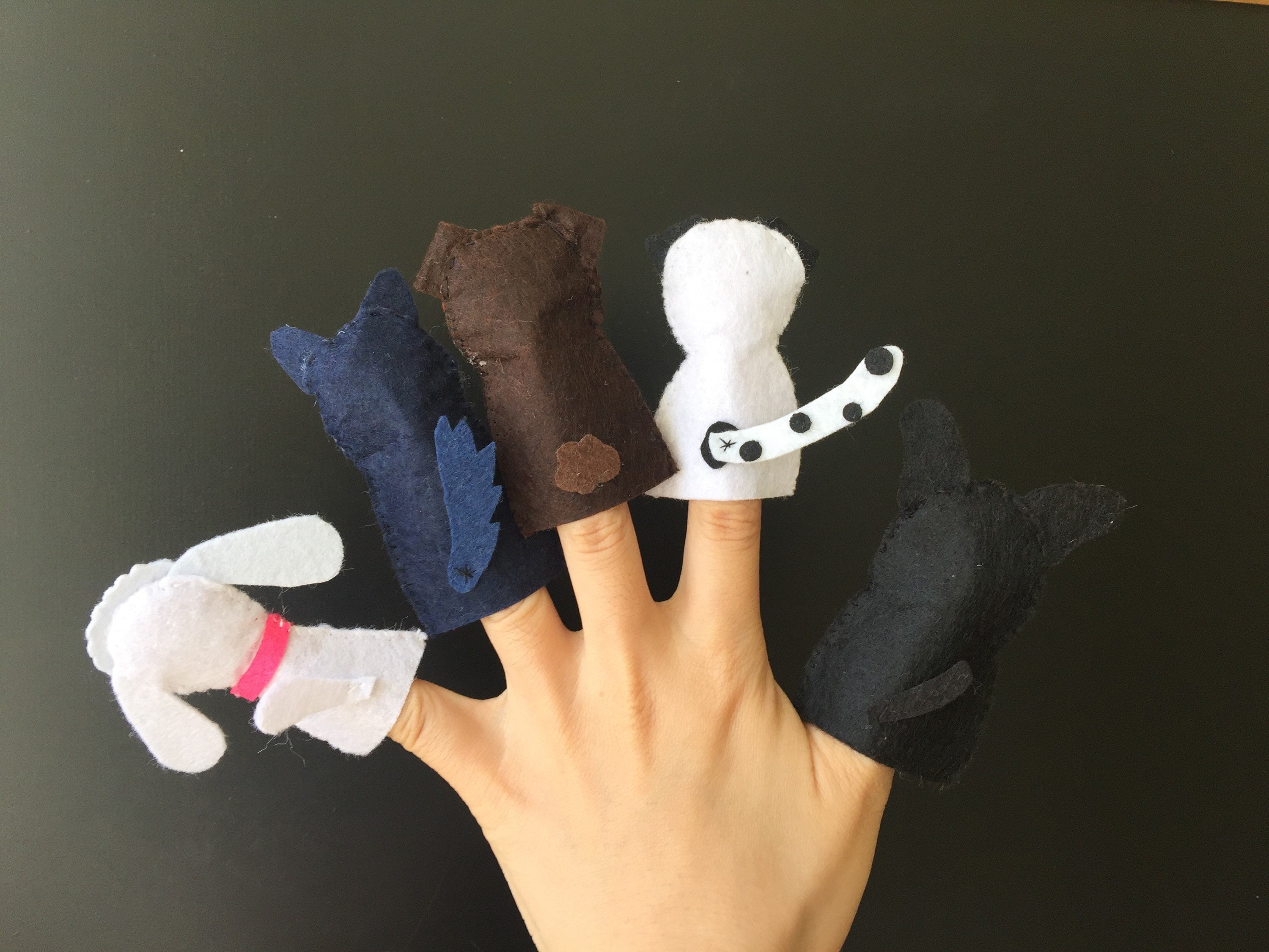Dog Felt Finger Puppet/custom Your Dog/personalized | Etsy Canada