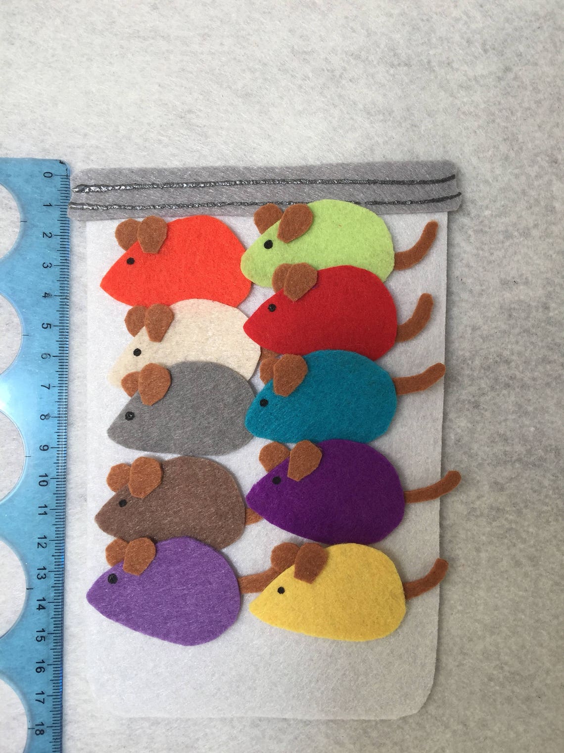 Mouse Count Felt Story Set/teaching Resource/flannel - Etsy Canada
