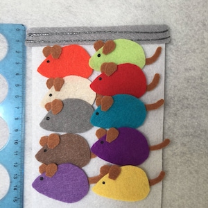 Mouse Count Felt Story Set/teaching Resource/flannel Board/felt Board ...