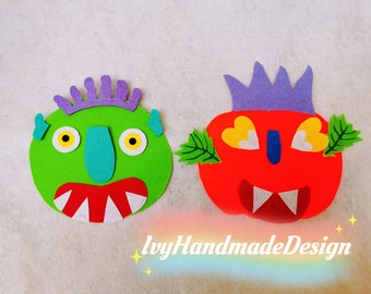 Felt Board Story Set: GO Away Big Green Monster - Etsy