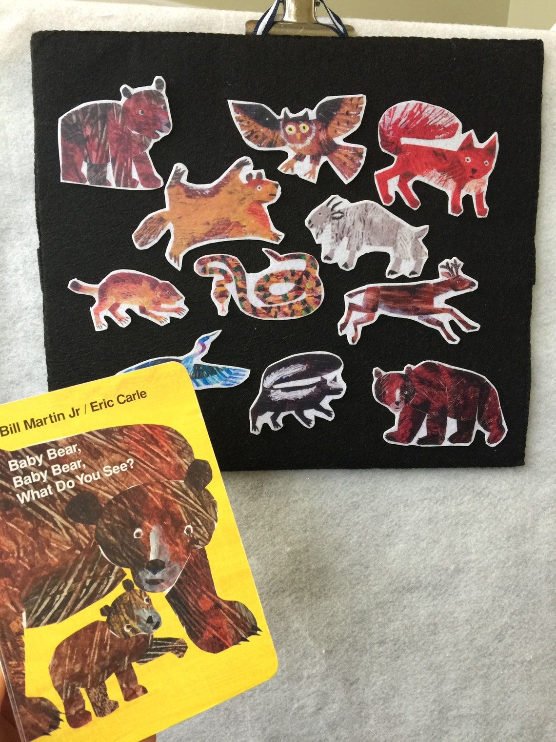 Baby Bear Baby Bearwhat Do You See Flannel Felt - Etsy