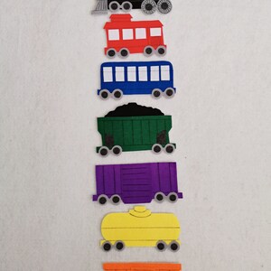 Clickety-clack! All Aboard Train Felt Story/freight Train Flannel Board ...