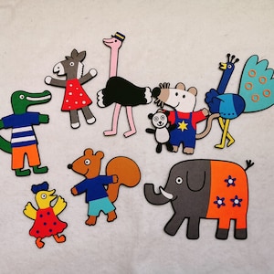 Maisy Mouse Friends Laser Cut Felt Story/flannel Board/preschool ...