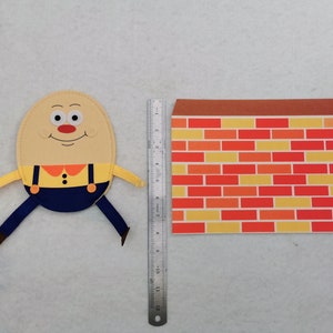 Humpty Dumpty Sat on a Wall Laser Cut Felt Story/hand Puppet/flannel ...