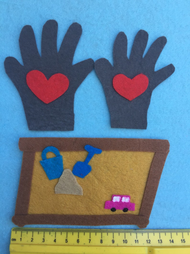 The Kissing Hand Felt/Flannel Board Set/ECE/Preschool/Circle | Etsy