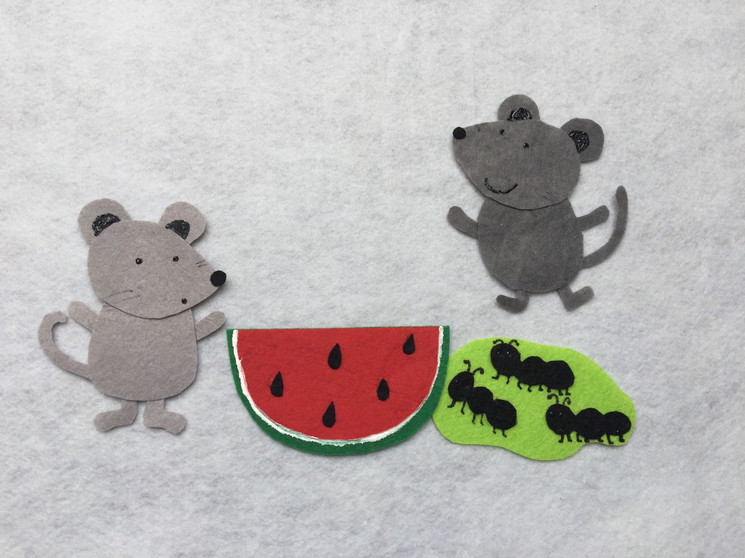 Mouse's First Summer Felt Story/season Flannel | Etsy