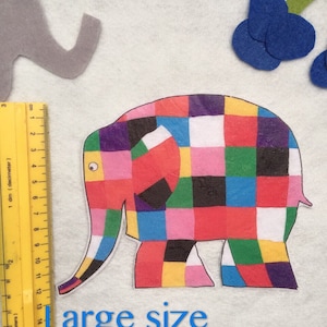 Elmer/the Story of a Patchwork Elephant/felt Story Set/teaching ...