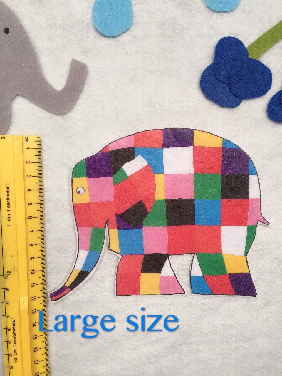 Elmer/the Story of a Patchwork Elephant/felt Story - Etsy Canada