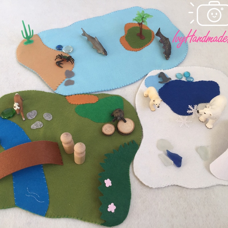 Felt Play Mats - Etsy