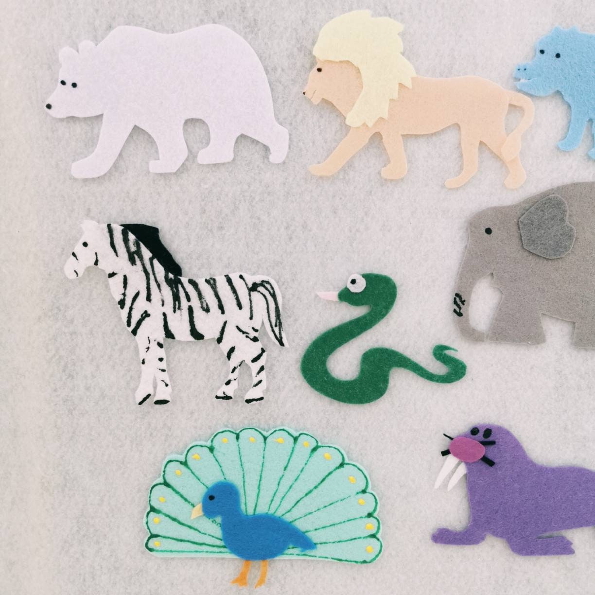 Polar Bear Polar Bear What Do You Hear Felt Board - Etsy