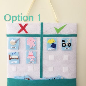Felt Children's Rhythm Wall Hanging Chart Board/routine Chart/teaching ...